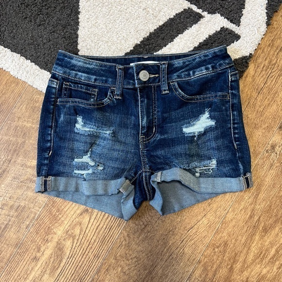 SO | Shorts | So Low Rise Favorite Shortie Factory Distressed Cuffed ...